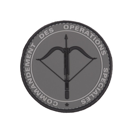 Patch 3D PVC COS (gris) - La Tranchée Militaire