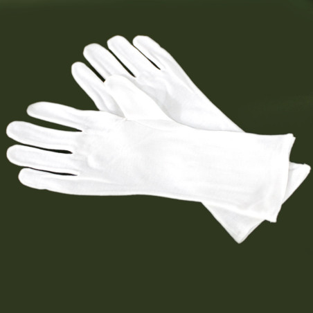 Gants blancs de propreté - La Tranchée Militaire